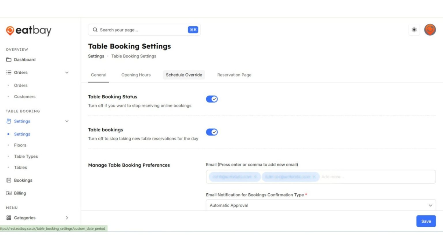 Table Bookings - Free Restaurant Order Platform & Table Booking Software